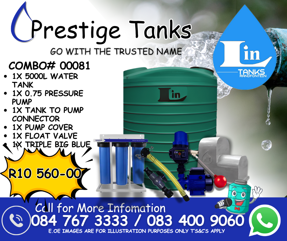 COMBO DEAL #00081 – Lin Tanks Gauteng West